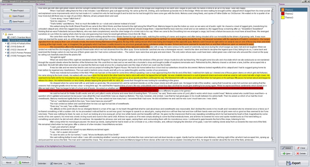 Fragmentary Texts » SimpleTCT (Simple Text Comparison Tool)